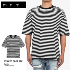 B系 ストリート系 | mnml | ミニマル | STRIPED DROP TEE 18ML-SP326T | カットソー | ASYLUM ...